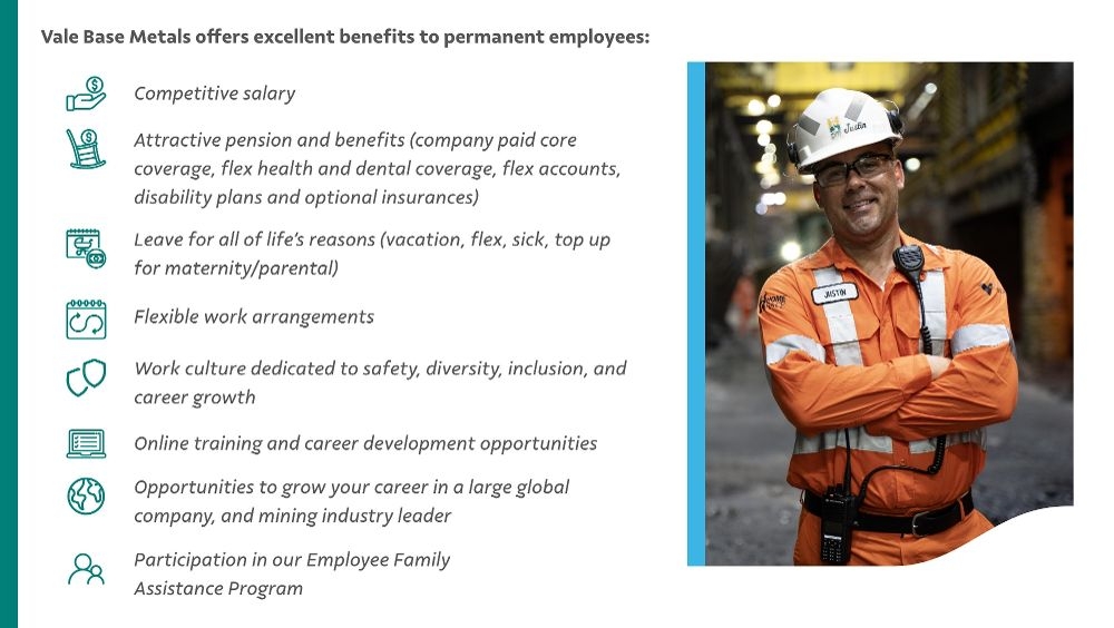 Vale Mission, Benefits, and Work Culture | Indeed.com