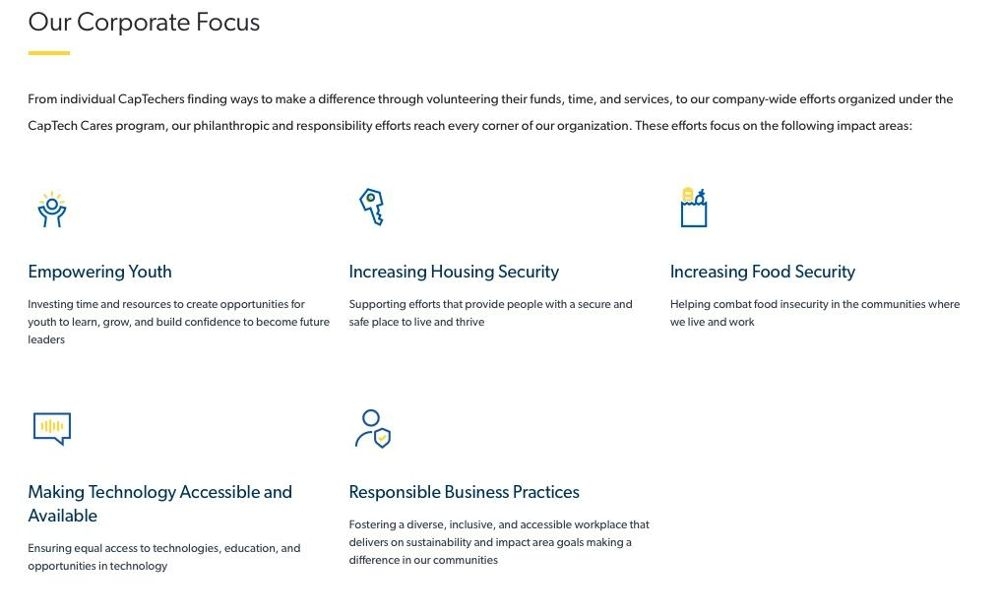 CapTech Consulting Mission, Benefits, and Work Culture | Indeed.com