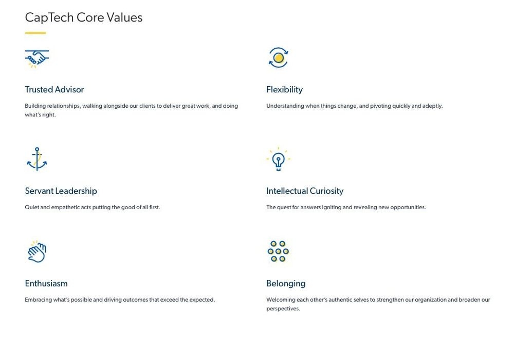 CapTech Consulting Mission, Benefits, and Work Culture | Indeed.com