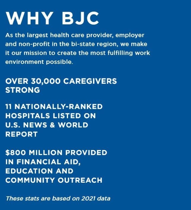 BJC HealthCare Mission, Benefits, and Work Culture | Indeed.com