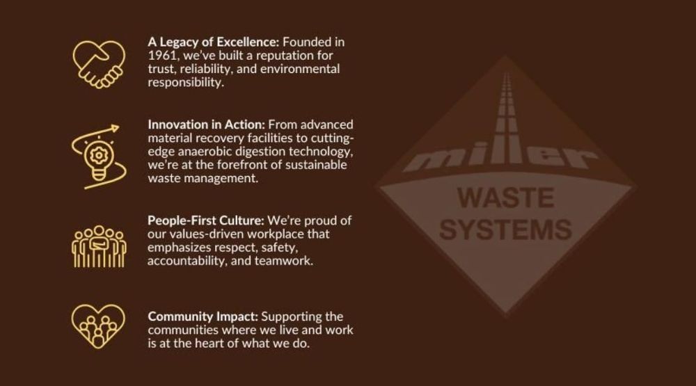 Miller Waste Systems Mission, Benefits, and Work Culture | Indeed.com