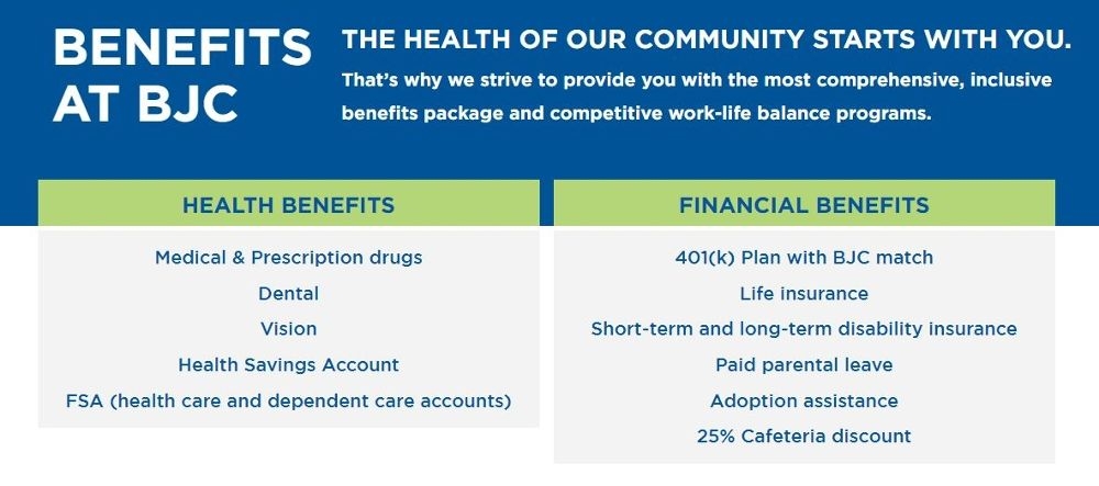 BJC HealthCare Mission, Benefits, and Work Culture | Indeed.com
