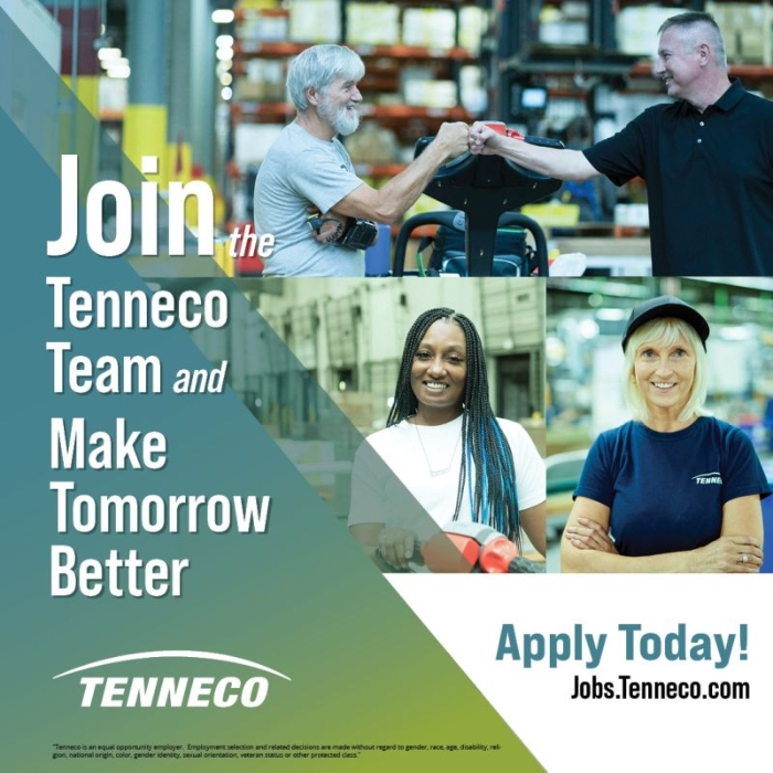 Tenneco Mission, Benefits, and Work Culture | Indeed.com