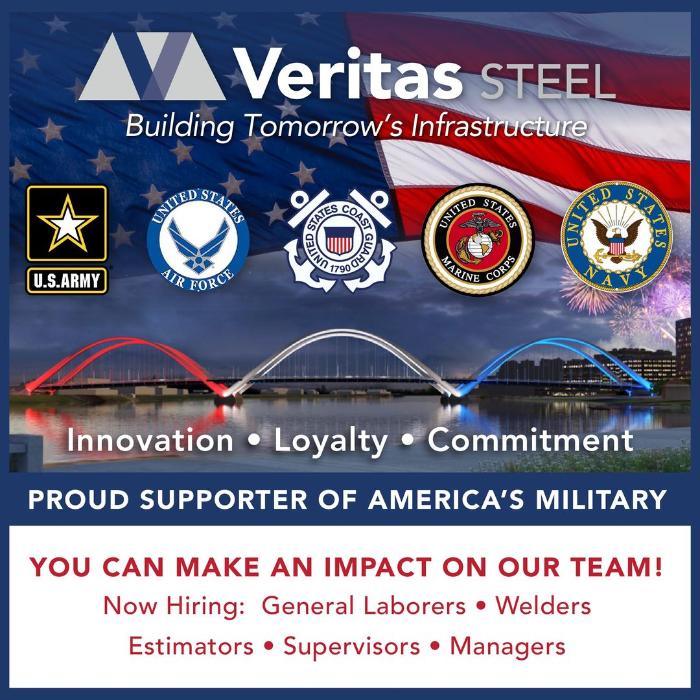 Veritas Steel, LLC Mission, Benefits, and Work Culture | Indeed.com