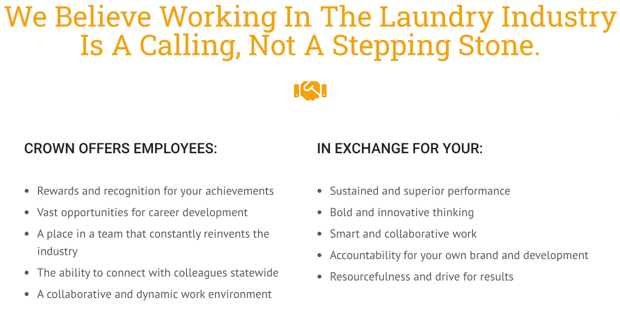 Crown Linen, LLC Mission, Benefits, and Work Culture | Indeed.com