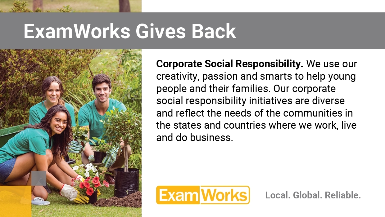 ExamWorks Mission, Benefits, and Work Culture | Indeed.com