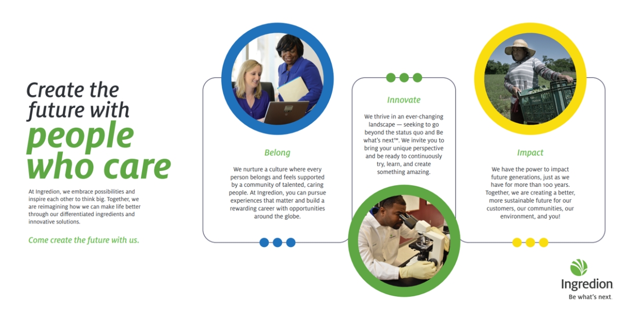 Ingredion Mission, Benefits, and Work Culture | Indeed.com