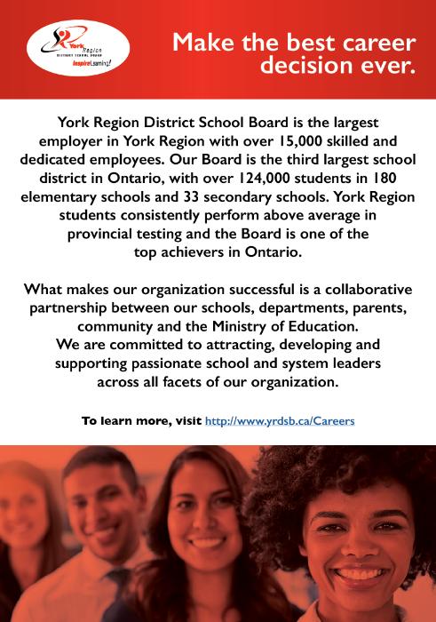 Jobs at York Region District School Board - Careers & Reviews of York ...
