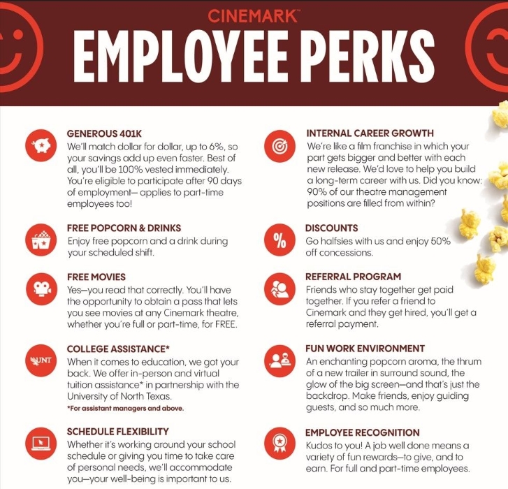 Cinemark Mission, Benefits, and Work Culture | Indeed.com