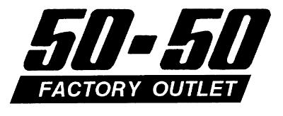 50-50 Factory Outlet Careers and Employment | Indeed.com